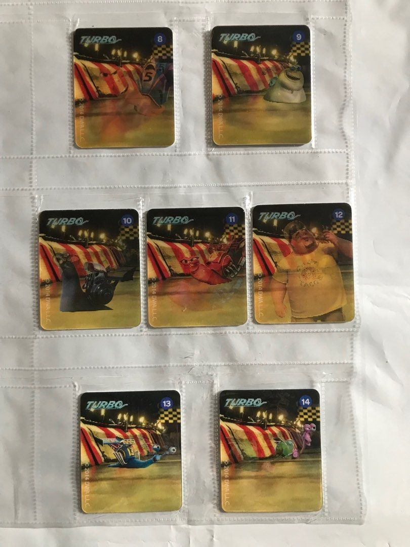 澳洲超市立體收藏卡一套42張2014 Woolworths Dreamworks Heroes 3D Cards full set of 42 ...