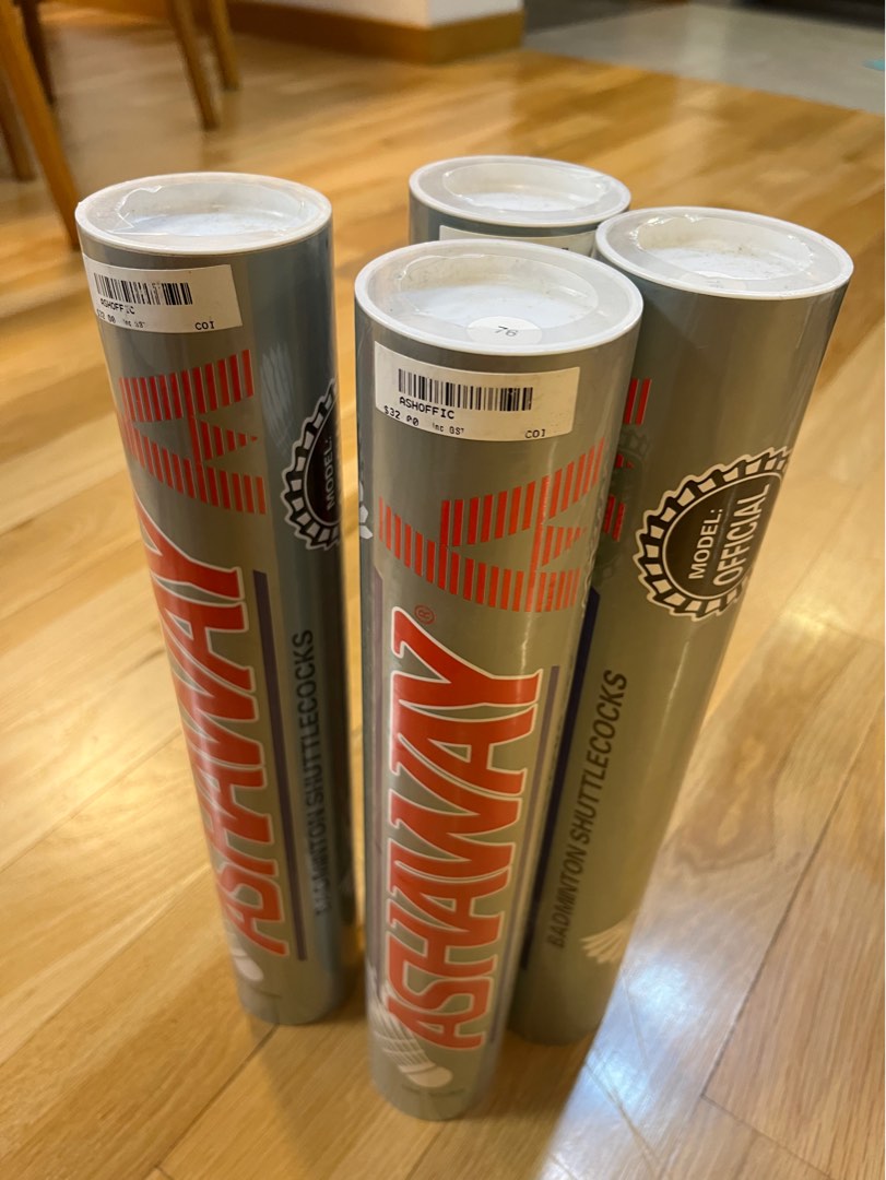 Speed 76 ASHAWAY OFFICIAL SHUTTLECOCK (4 Tubes), Sports Equipment ...