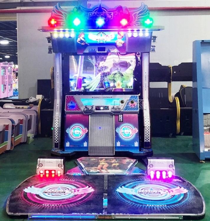 55 DANCE CENTRAL 3 COIN OPERATED GAMES DANCE REVOLUTION ARCADE MACHINE ...