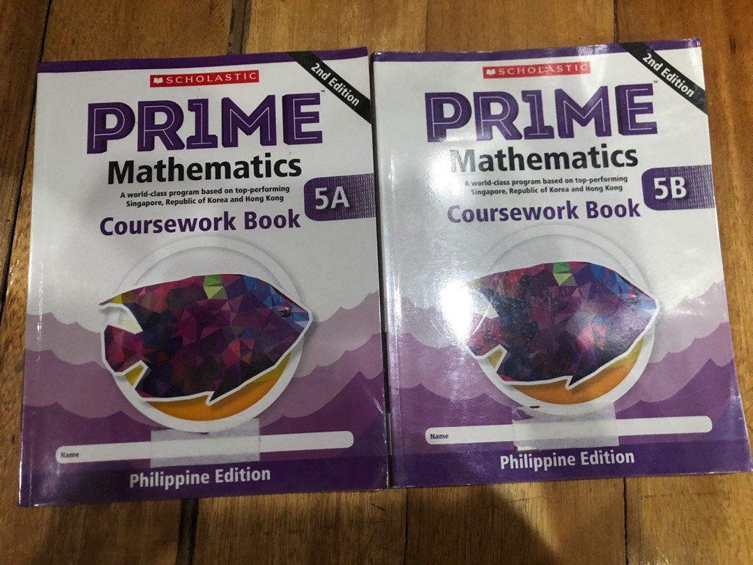 Grade 5 Scholastic Prime Mathematics Math Book 5A & 5B on Carousell