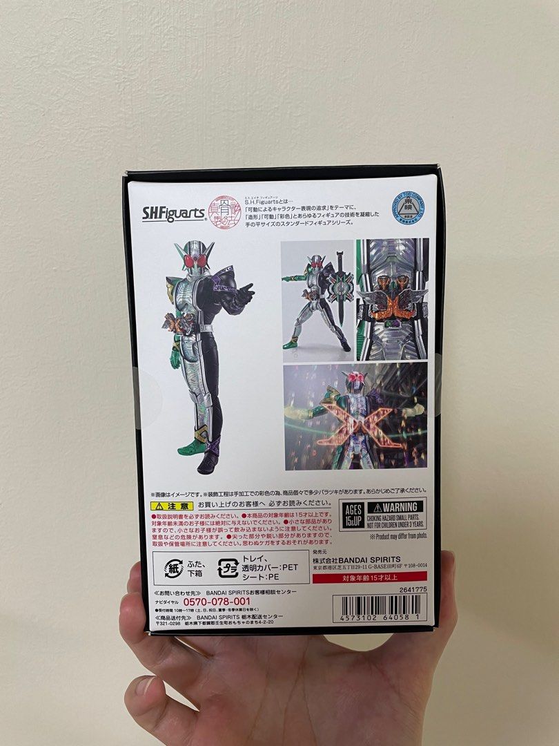 日版 真骨 幪面超人 kamen rider w cyclone joker extreme shf 真骨彫 真骨雕 w double 系列 ...
