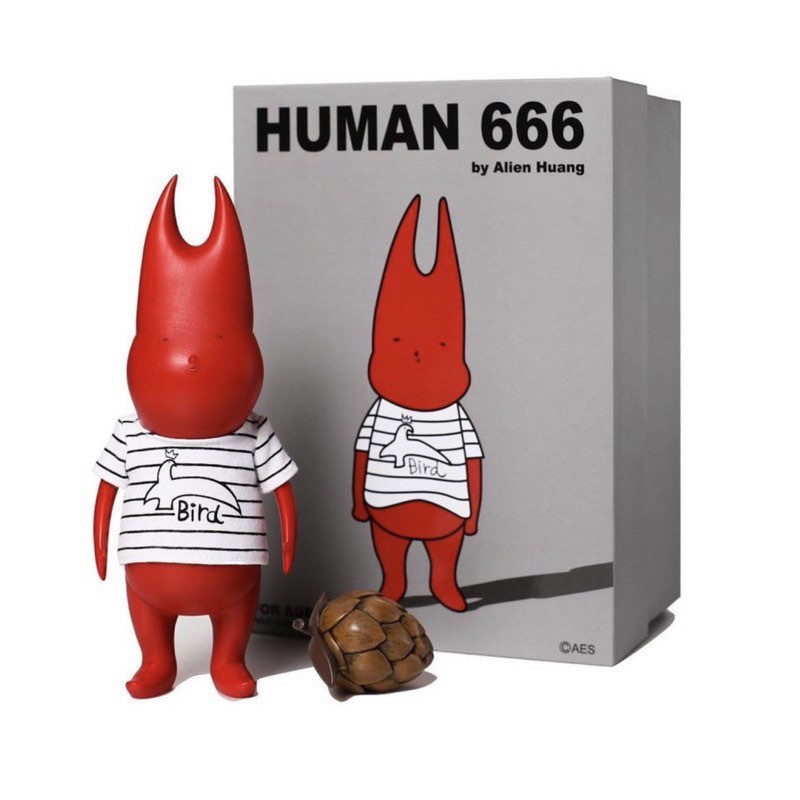 台灣代購 AES 小鬼 黃鴻升 Alien Huang 666 HUMAN666公仔, 興趣及遊戲, 玩具 & 遊戲類 - Carousell