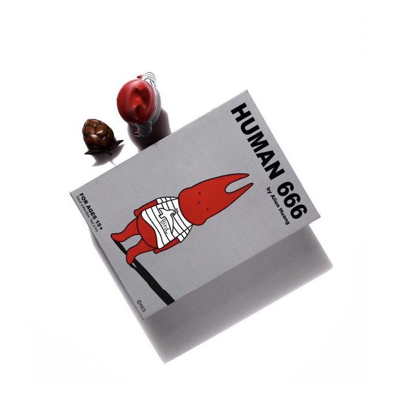 台灣代購 AES 小鬼 黃鴻升 Alien Huang 666 HUMAN666公仔, 興趣及遊戲, 玩具 & 遊戲類 - Carousell