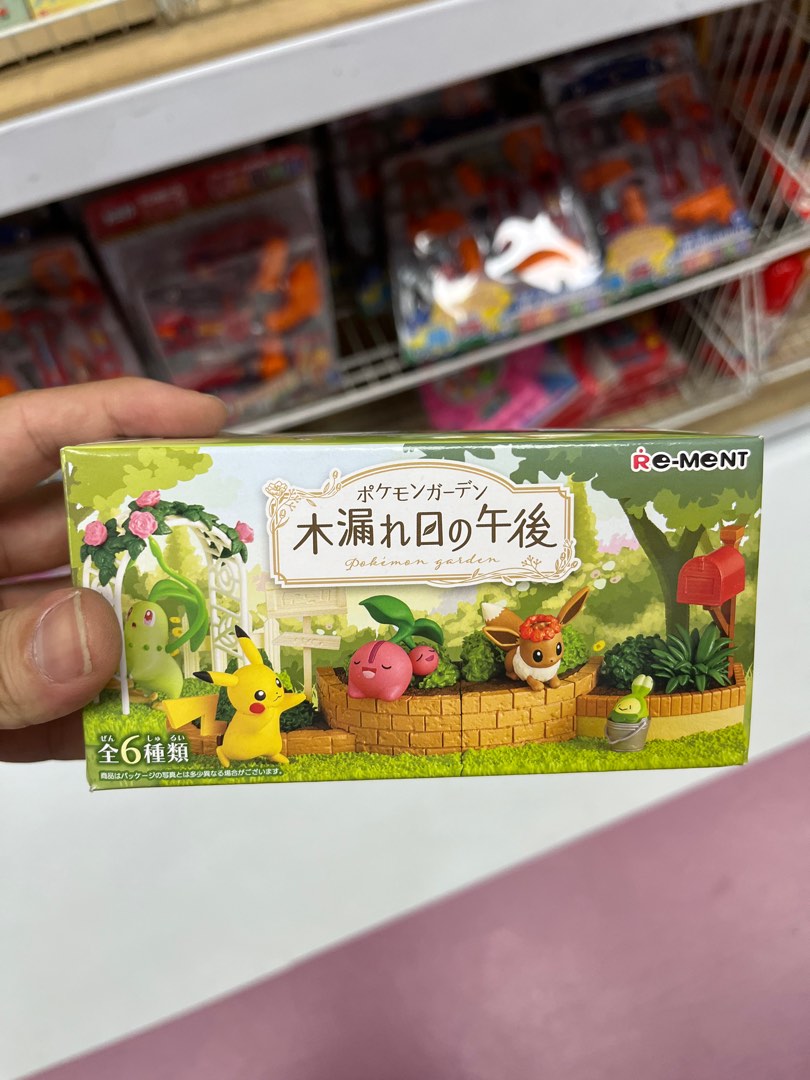 『現貨』寶可夢花園-午後的木漏日篇 RE-MENT*2入, 家具及居家用品, 戶外家具在旋轉拍賣