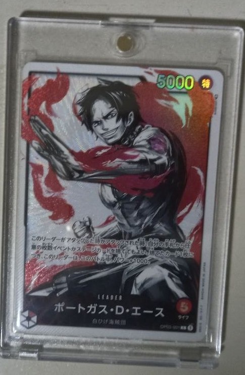Ace Ldr OP3 One Piece TCG Card Parallel AA, Hobbies & Toys, Toys ...