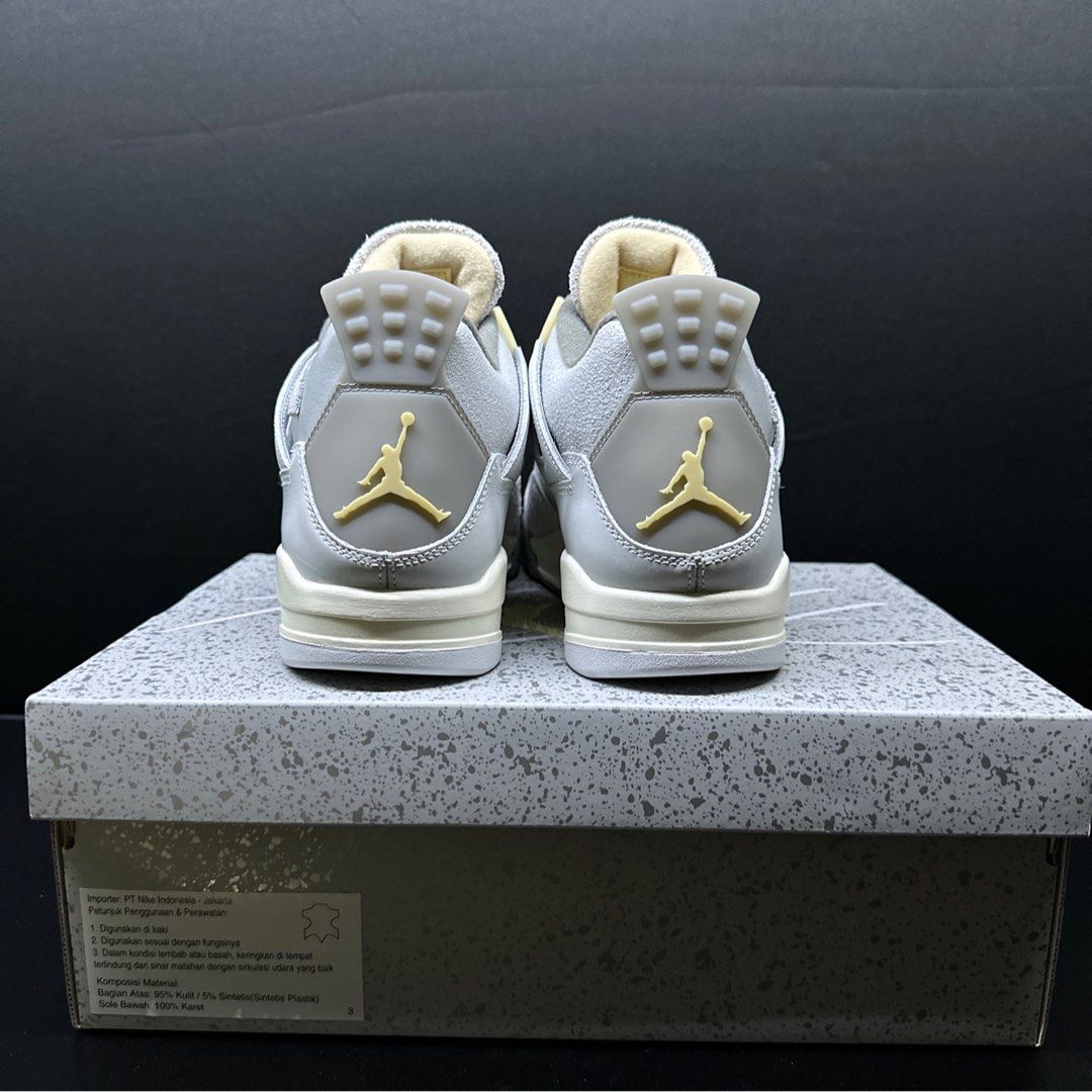 Air jordan 4 photon dust, Men's Fashion, Footwear, Sneakers on Carousell