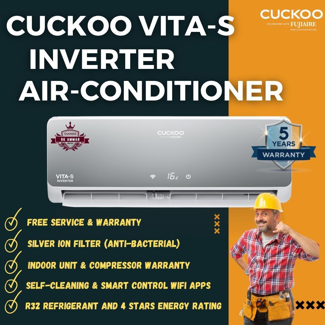 Aircond cuckoo PERCUMA penghantaran, TV & Home Appliances, Air ...