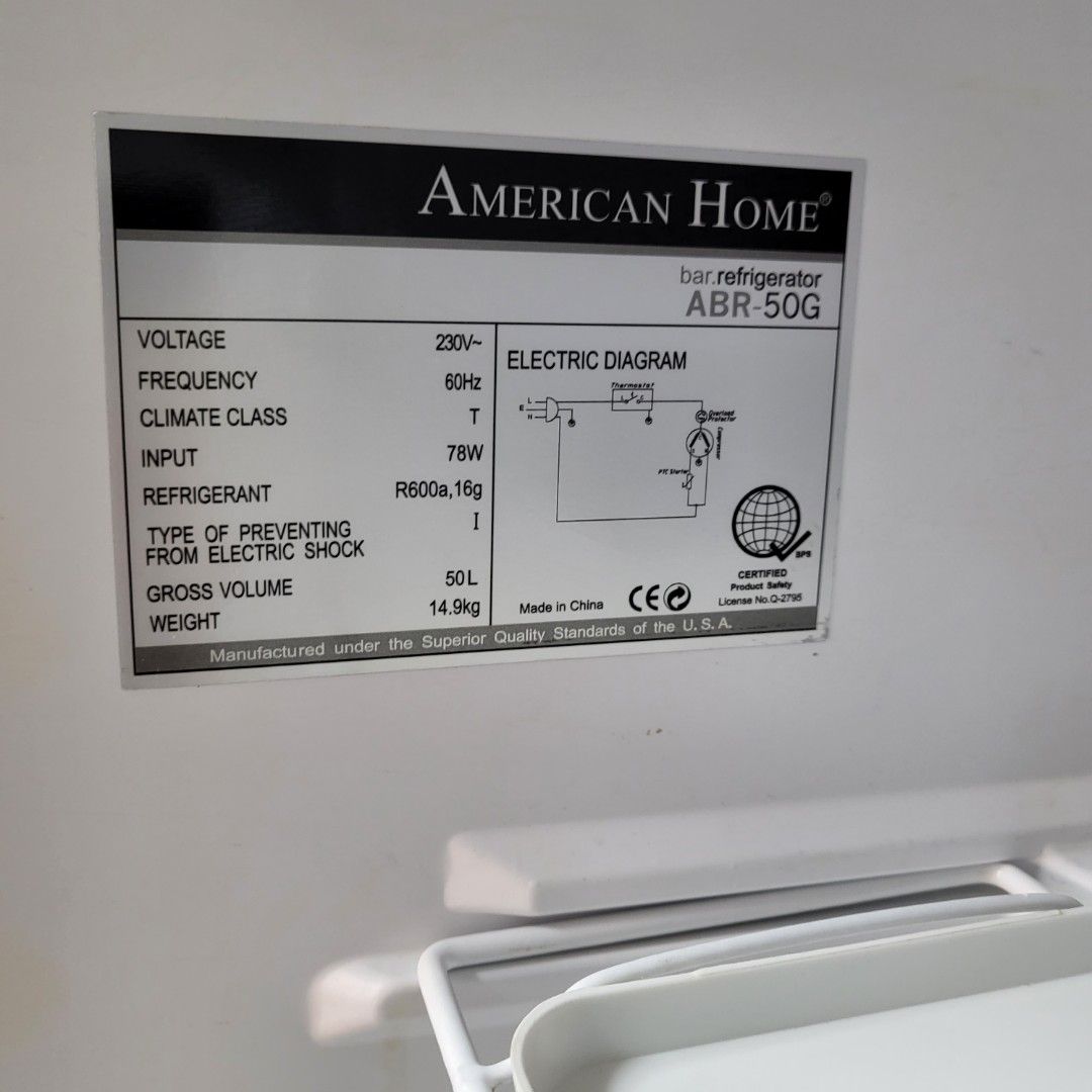 American Home Personal Ref on Carousell