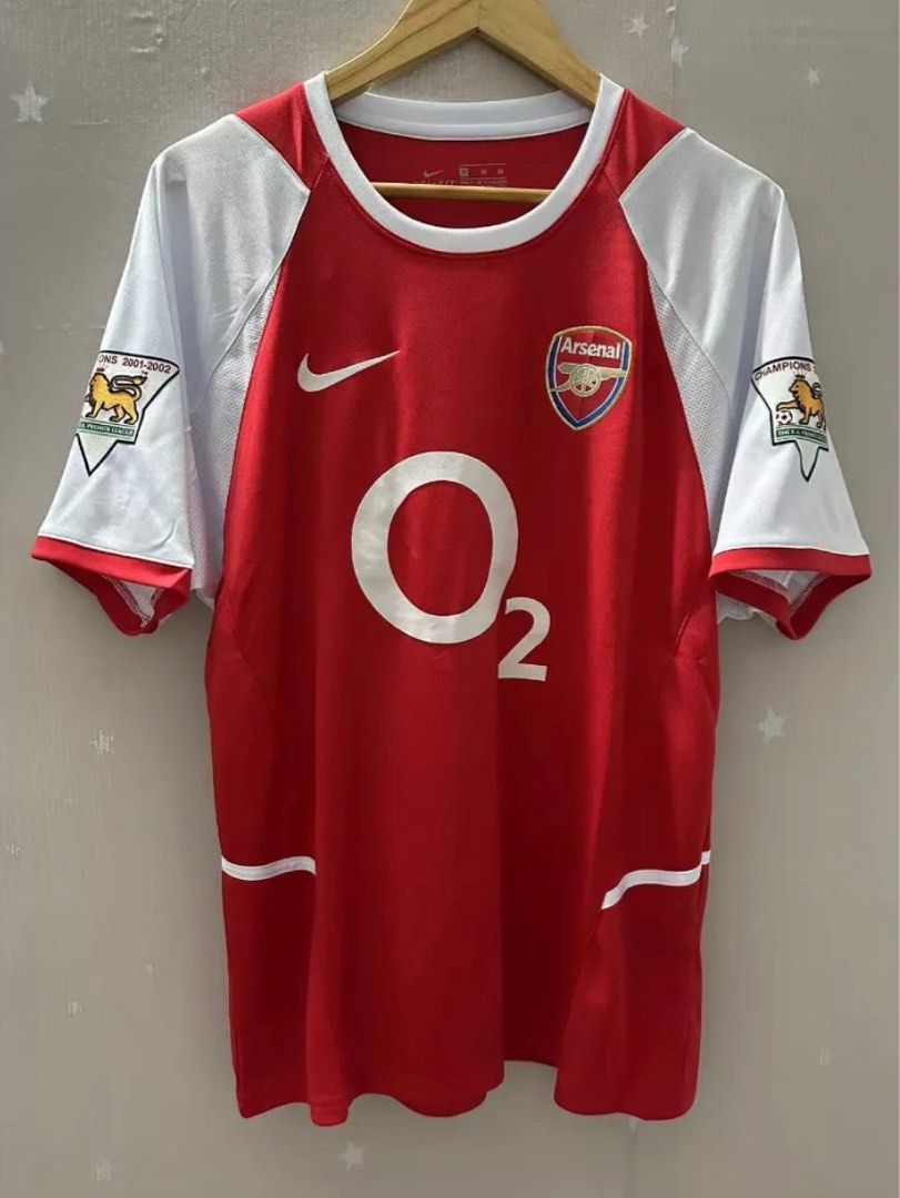 Arsenal 02/03 home jersey, Men's Fashion, Activewear on Carousell