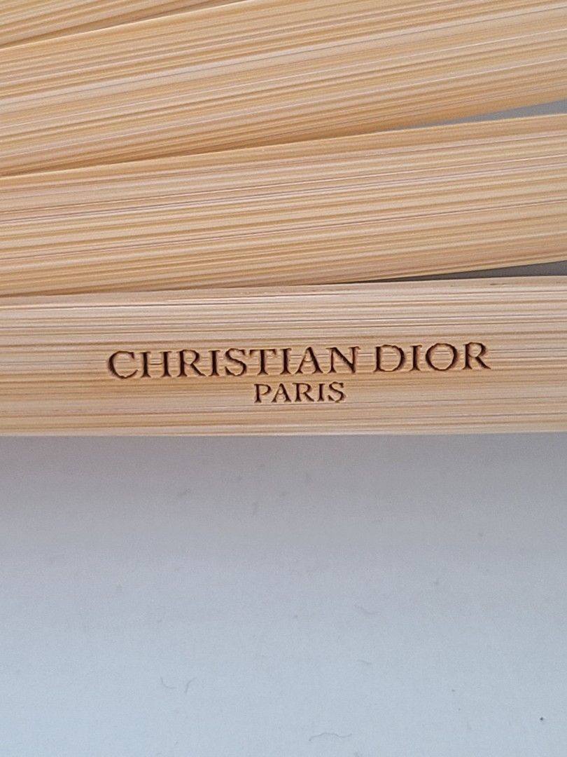 Authentic Christian Dior CD fan, Luxury, Accessories on Carousell