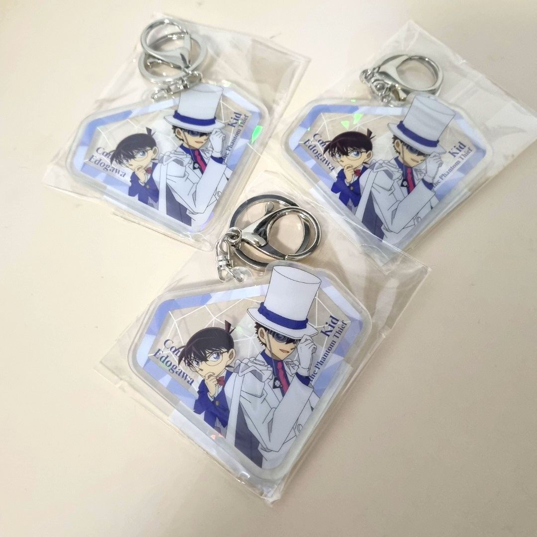 authentic detective conan key chain kid & conan, Hobbies & Toys ...