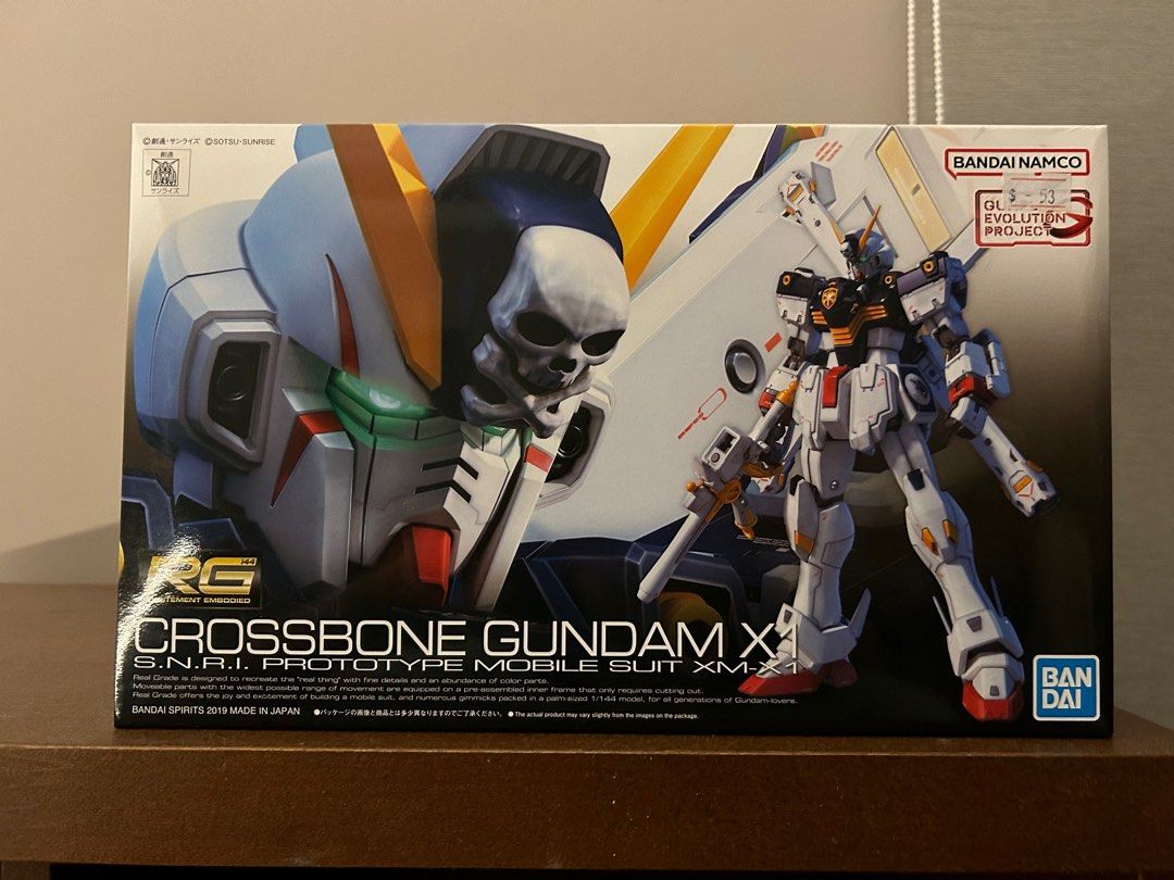 Bandai 1/144 RG Crossbone Gundam, Hobbies & Toys, Toys & Games on Carousell