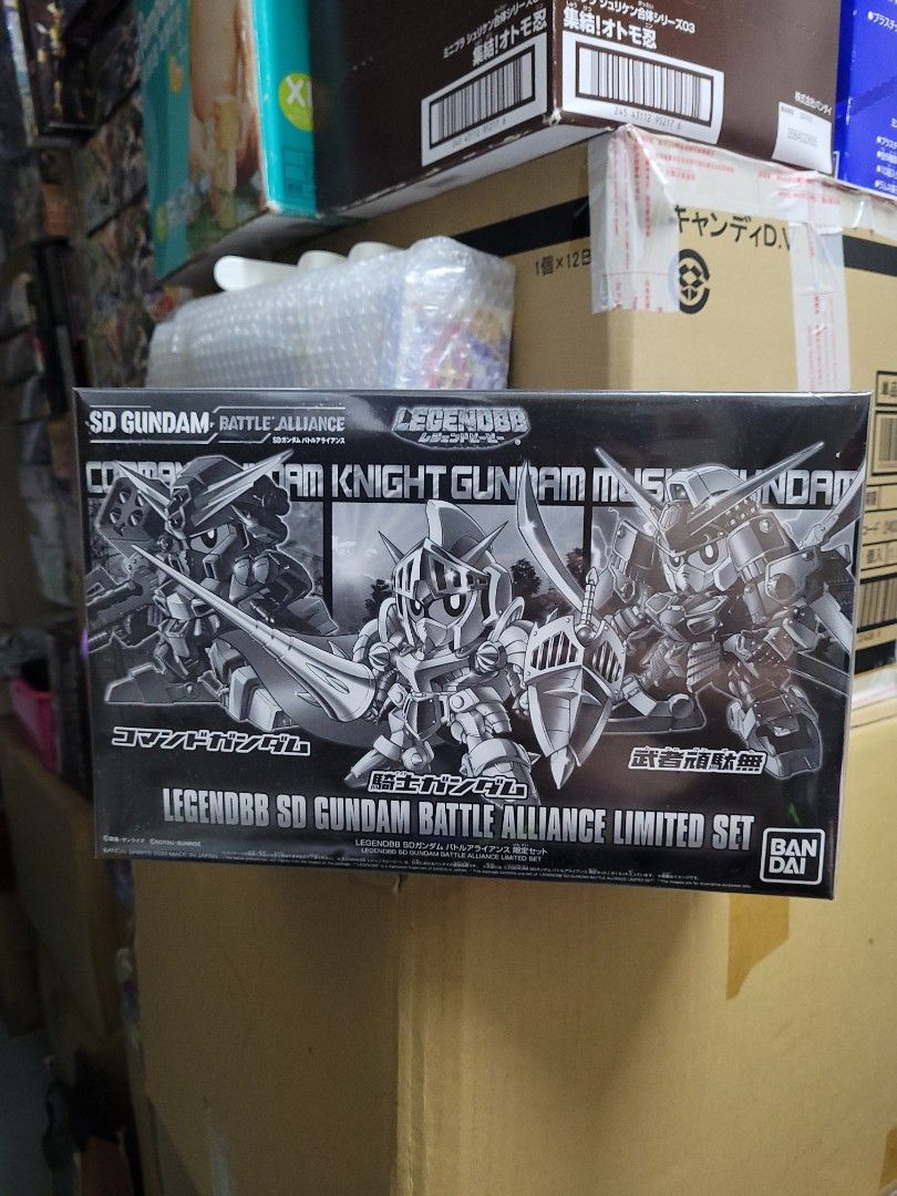 全新BANDAI SD高達 LEGEND BB BATTLE ALLIANCE LIMITED SET 武者頑駄無 騎士高達 司令高達, 興趣及遊戲, 玩具 & 遊戲類 - Carousell