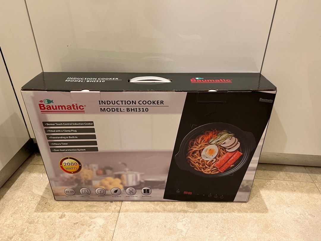 全新Baumatic BHI310 崁入式/座檯式電磁爐 （未拆包裝）, 家庭電器, 廚房電器, 鍋具 - Carousell
