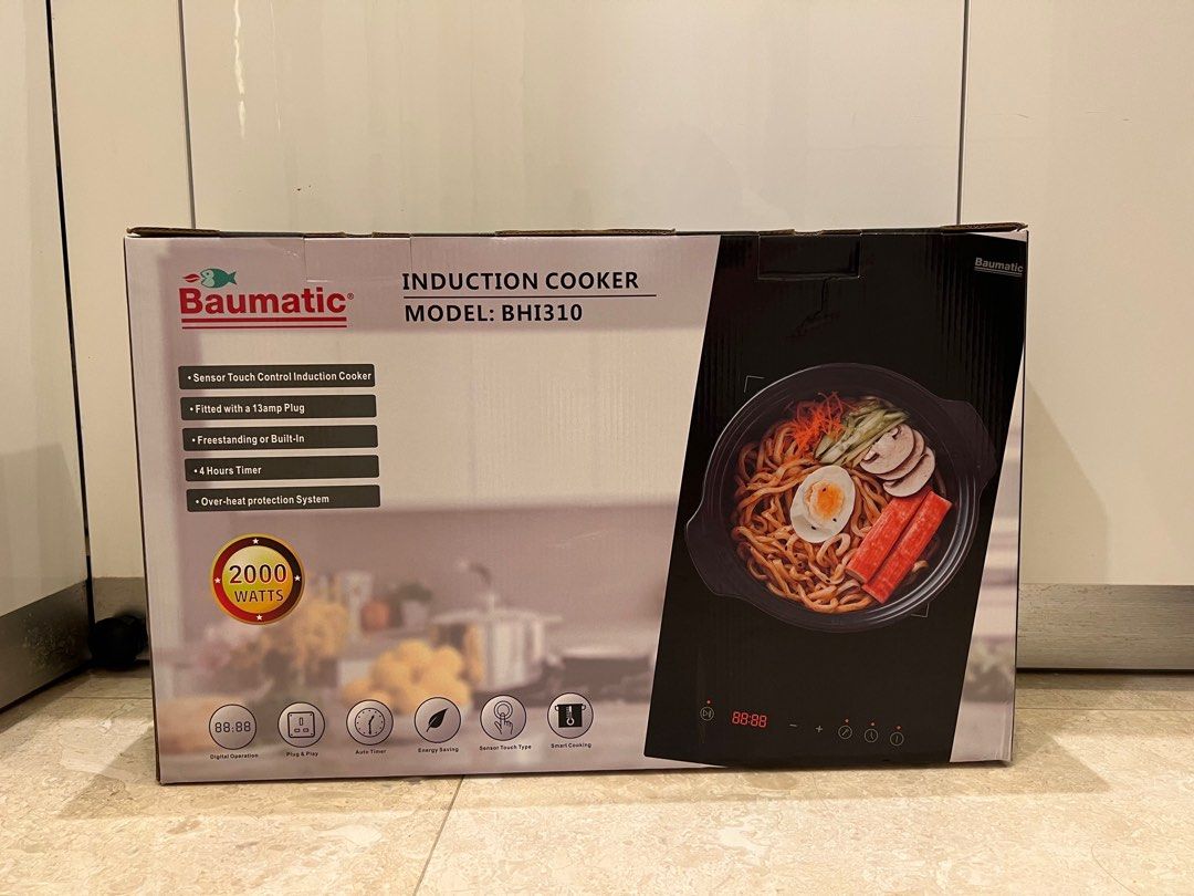 全新Baumatic BHI310 崁入式/座檯式電磁爐 （未拆包裝）, 家庭電器, 廚房電器, 鍋具 - Carousell