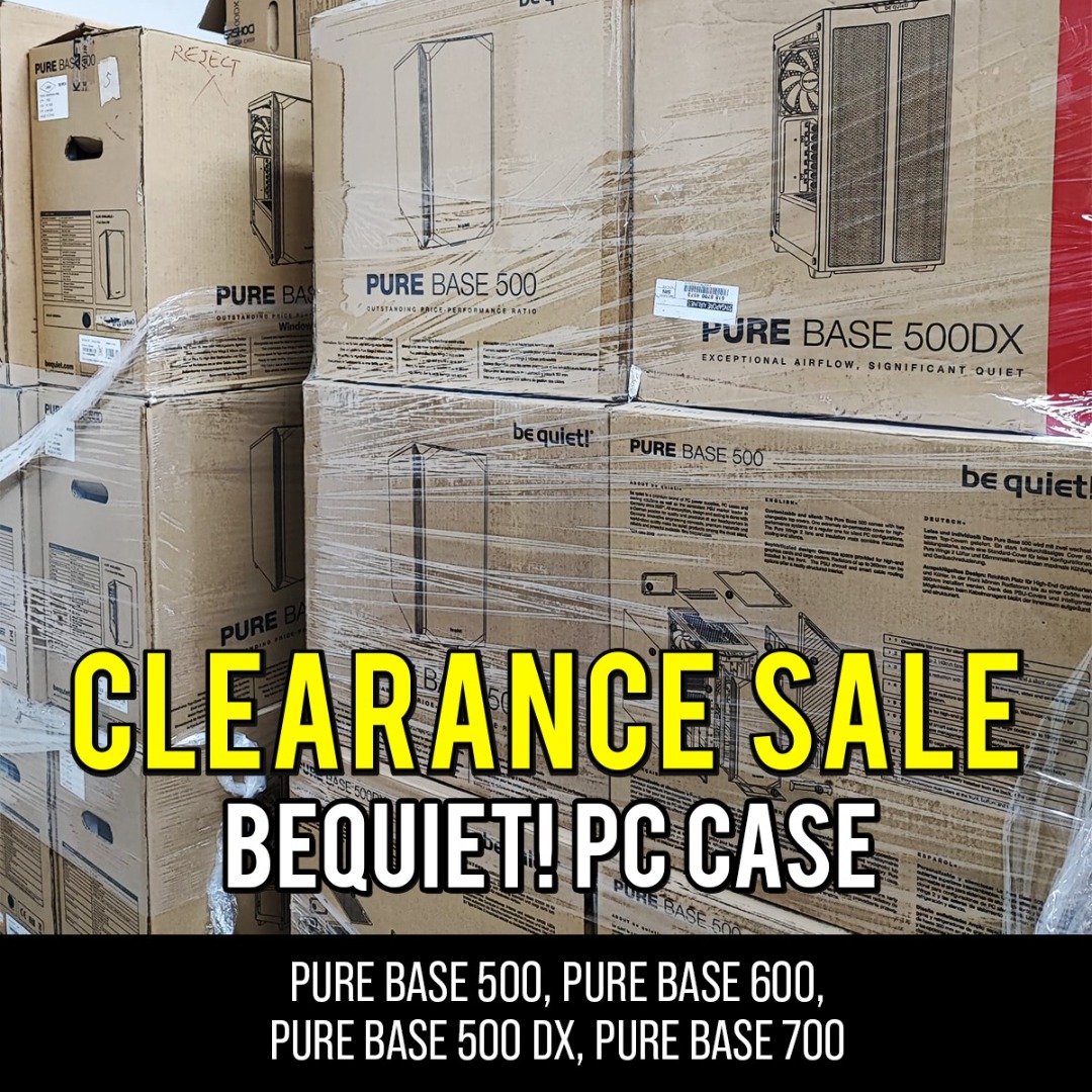 Be Quiet PURE BASE Casing [500/500DX/600/700], Computers & Tech, Parts ...