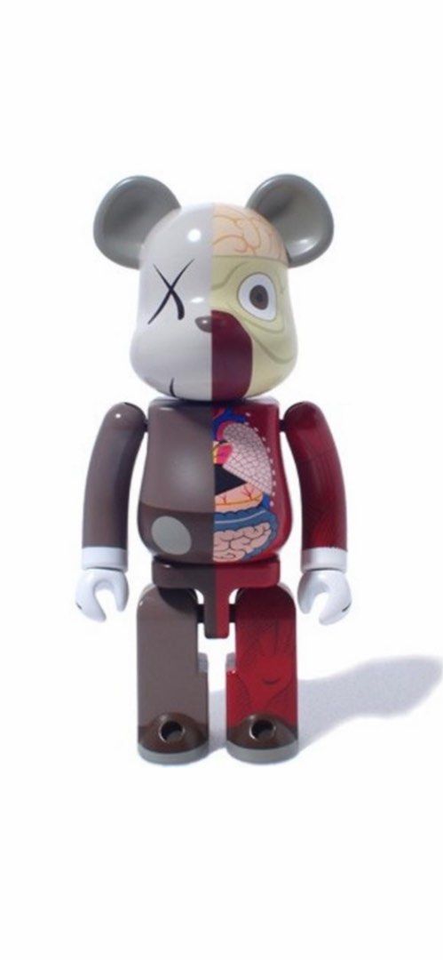BE@RBRICK X KAWS Dissected Bearbrick 200% superalloy Chogokin (Rare and ...