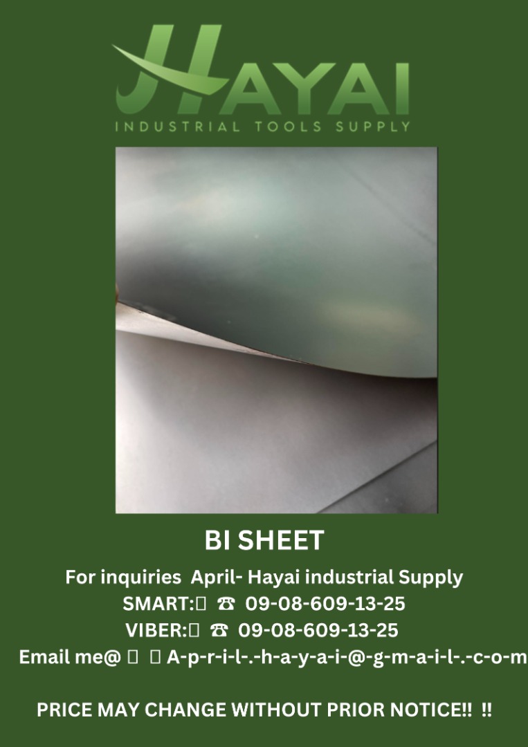 BI sheet, Commercial & Industrial, Construction Tools & Equipment on Carousell