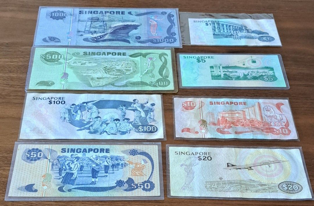 VINTAGE BIRD SERIES BANKNOTES SINGAPORE, Hobbies & Toys, Memorabilia ...