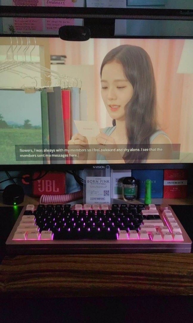 Black & Pink MSA Profile Keycaps from Yongqui, Computers & Tech, Parts ...