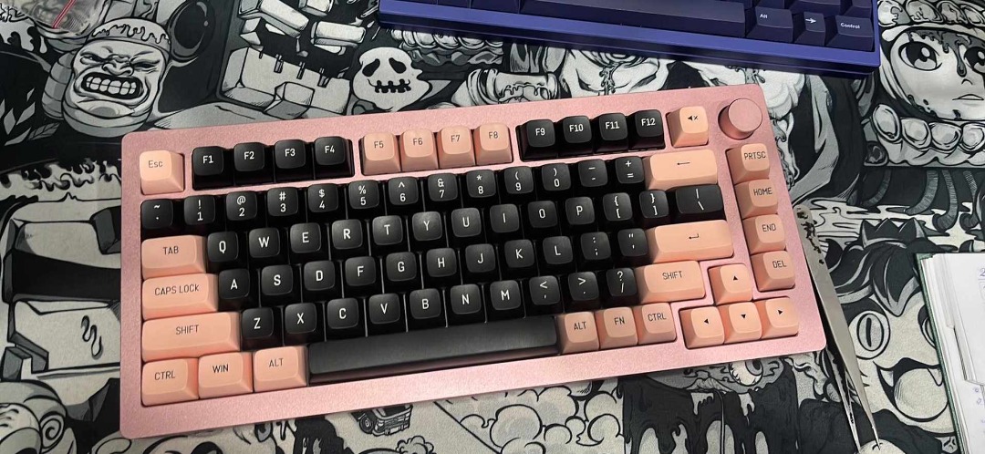 Black & Pink MSA Profile Keycaps from Yongqui, Computers & Tech, Parts ...