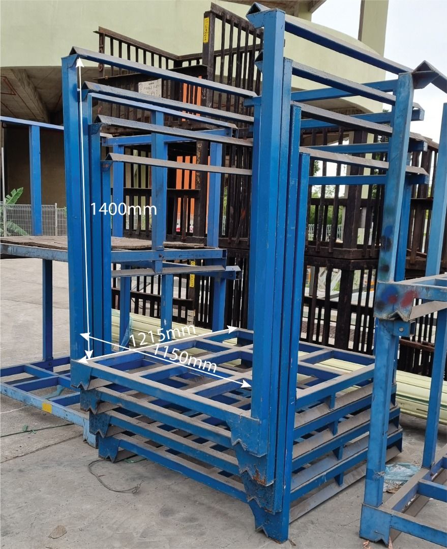 Blue Pallet Rack, Furniture & Home Living, Furniture, Shelves, Cabinets ...