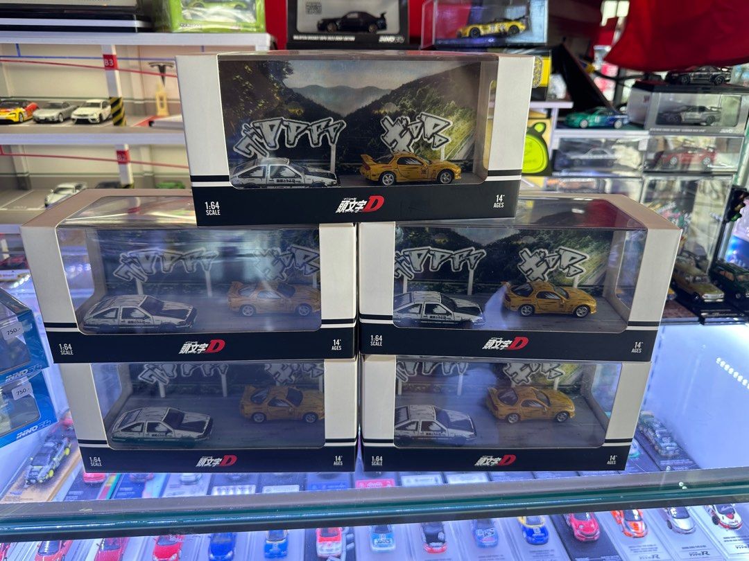 BNIB 2D Time Micro 1/64 Initial D Japanese Comic Anime 2D Style AE86 ...