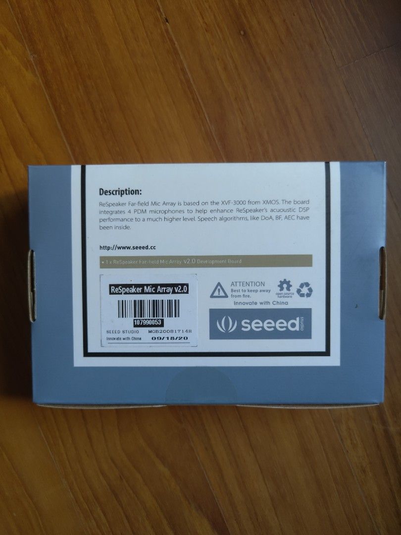 BNIB For DIY Alexa ReSpeaker Mic Array v2.0, Mobile Phones & Gadgets ...