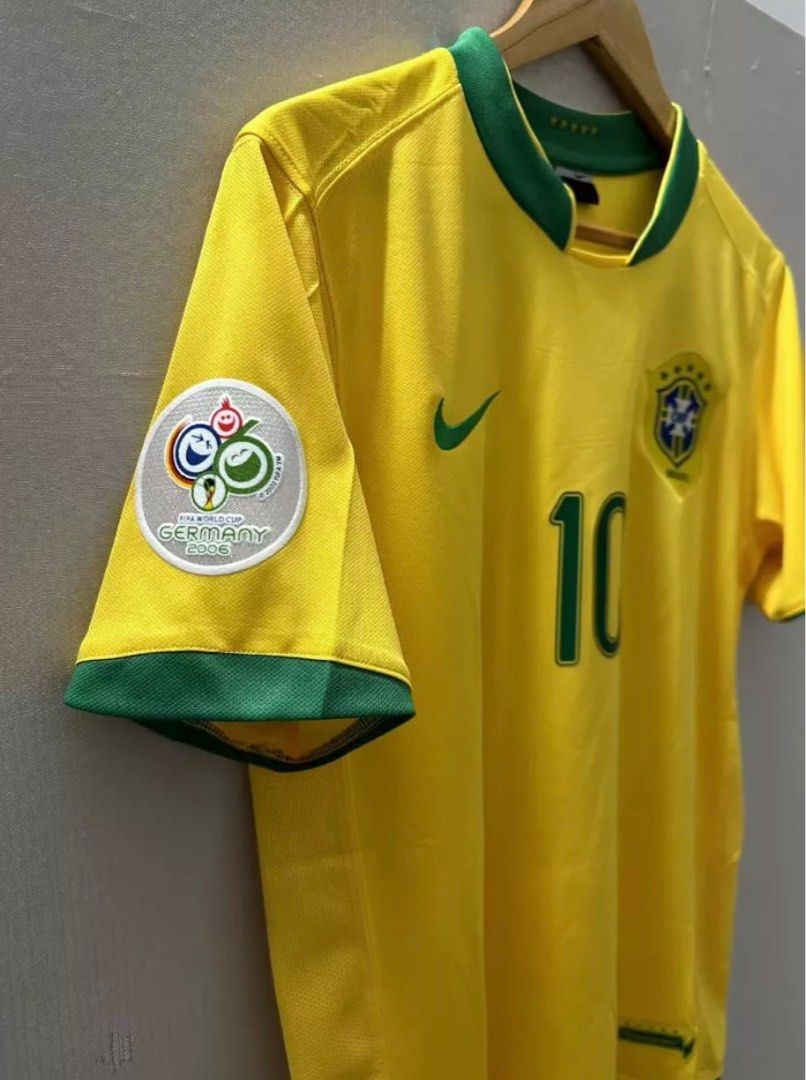 Brazil World Cup 2006 home jersey, Men's Fashion, Activewear on Carousell