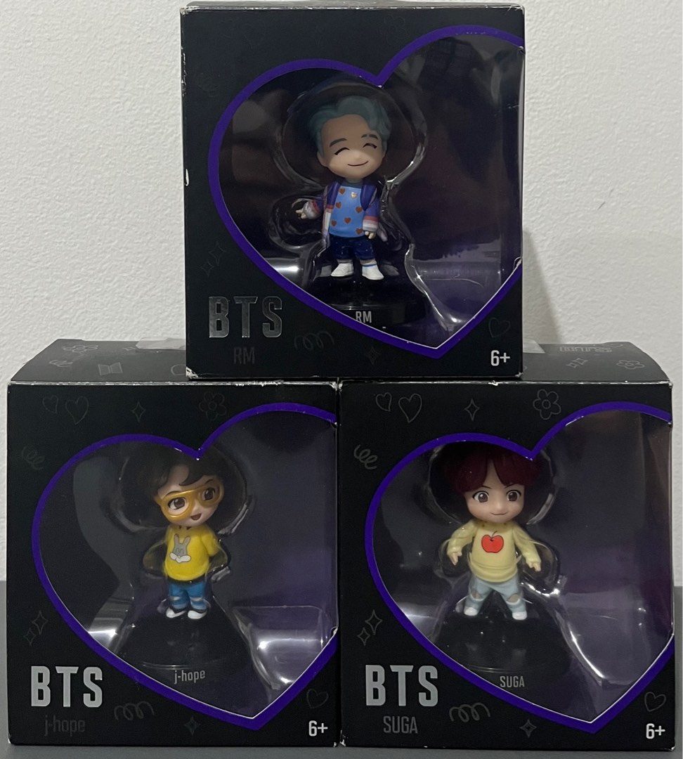 BTS Figure (RM, J-Hope, Suga) Mattel Japan on Carousell