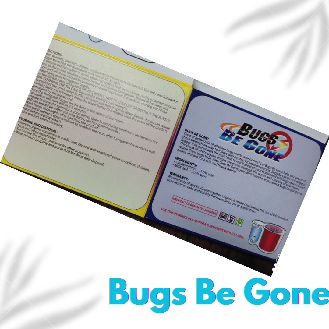 Bugs Be Gone Fumigator Fogger Pest Control on Carousell