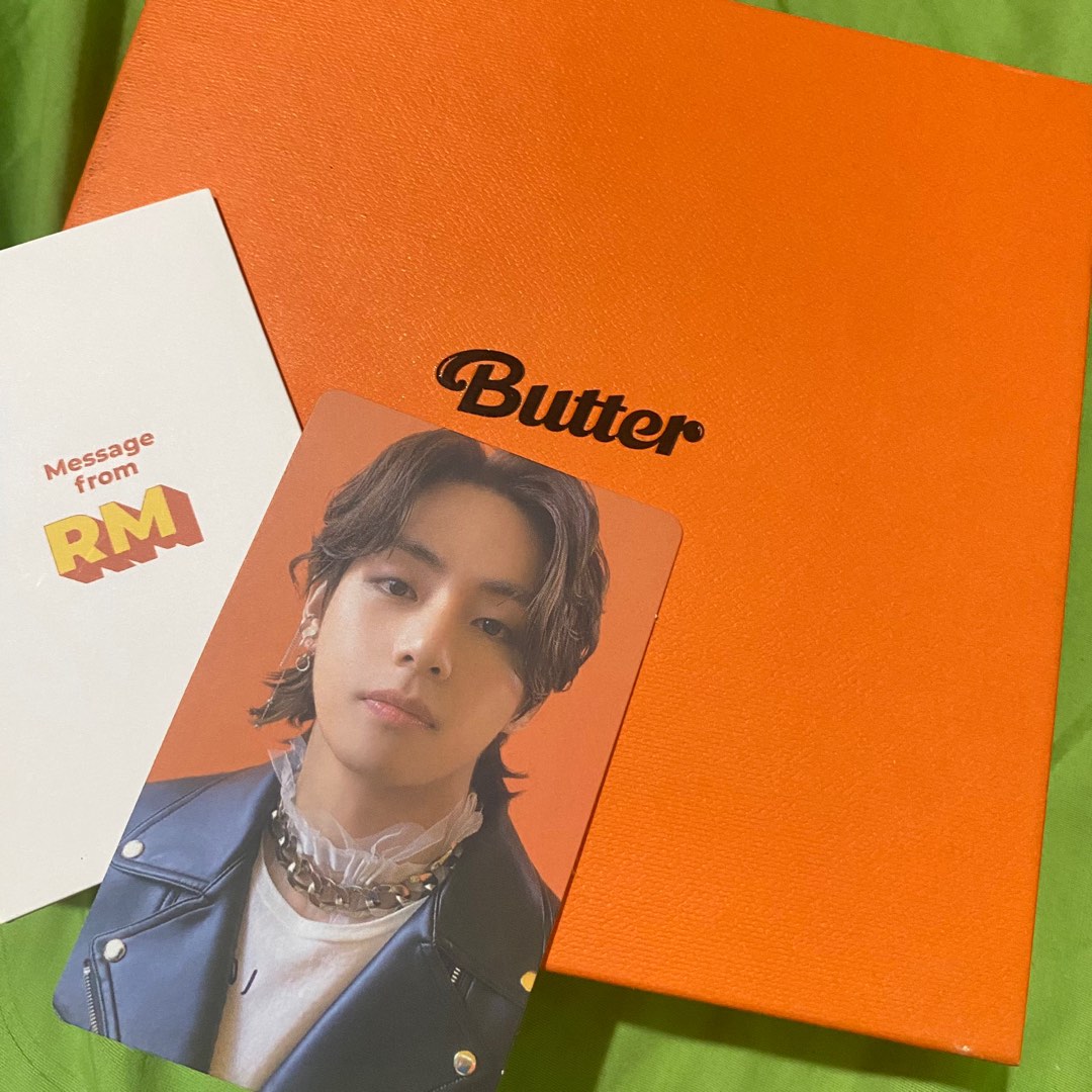Butter Album with Taehyung PC and RM message Card, Hobbies & Toys ...