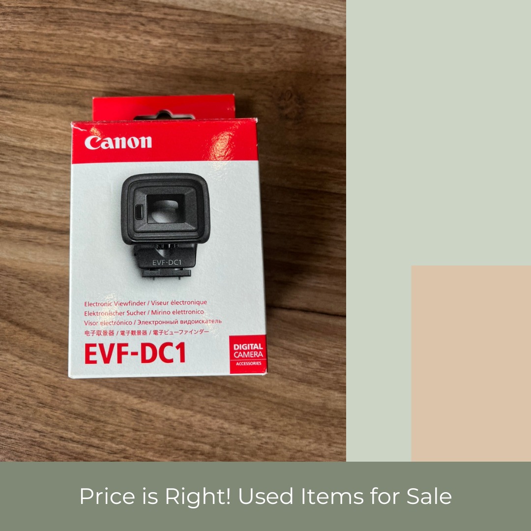 Canon EVF-DC1 Electronic Viewfinder, Photography, Photography Accessories, Other Photography ...