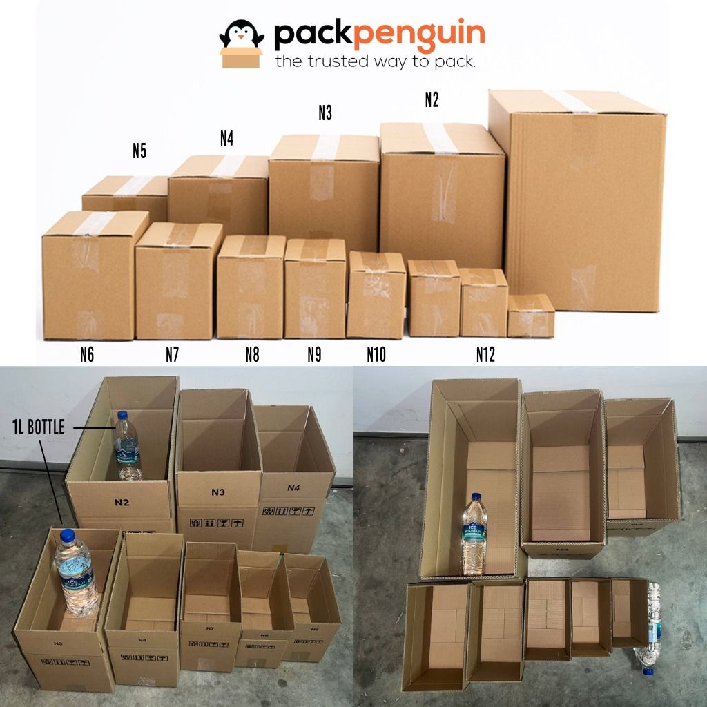 Carton Box for House Moving and E-Commerce | 11 Sizes Available ...