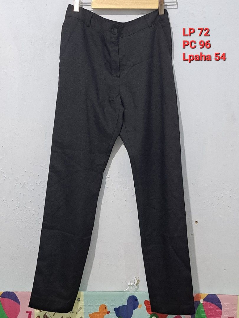 Celana hitam formal, Fesyen Wanita, Pakaian Wanita, Bawahan di Carousell