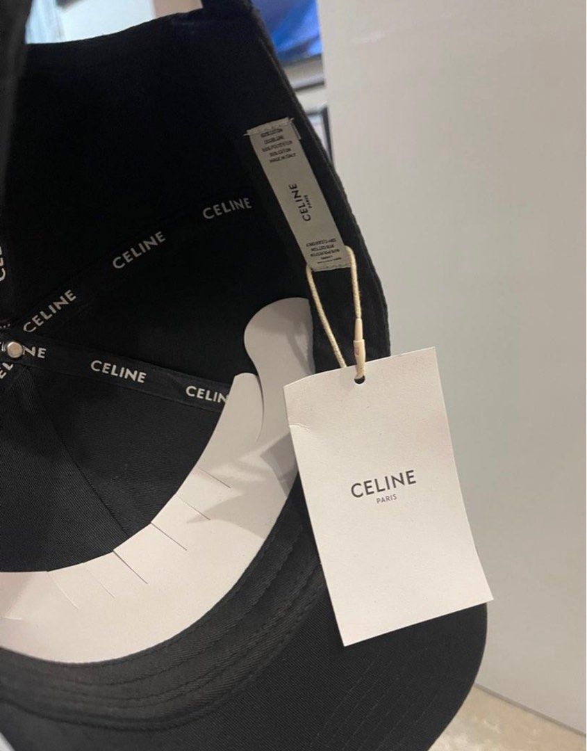 Celine Black Cap, Men's Fashion, Watches & Accessories, Caps & Hats on ...