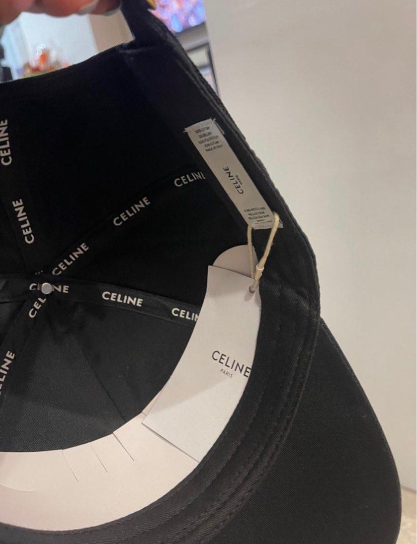 Celine Black Cap, Men's Fashion, Watches & Accessories, Caps & Hats on ...