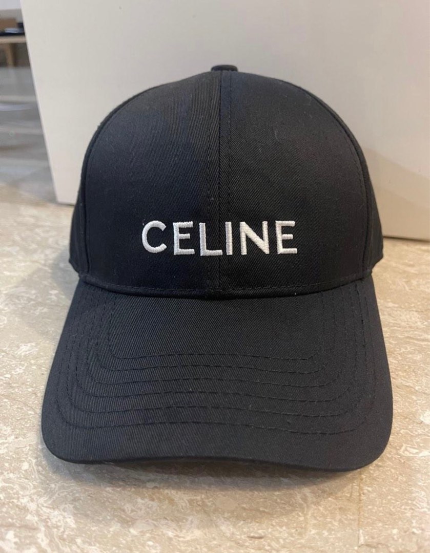 Celine Black Cap, Men's Fashion, Watches & Accessories, Caps & Hats on ...