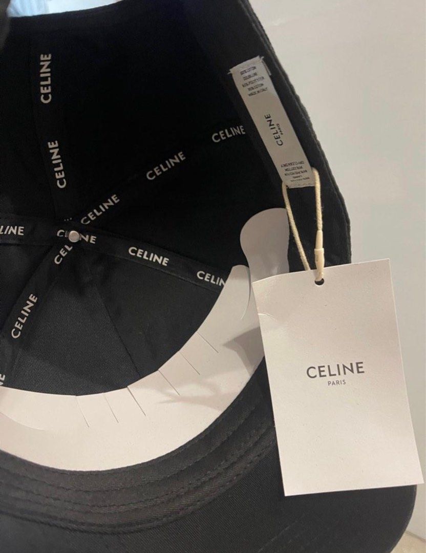 Celine Black Cap, Men's Fashion, Watches & Accessories, Caps & Hats on ...