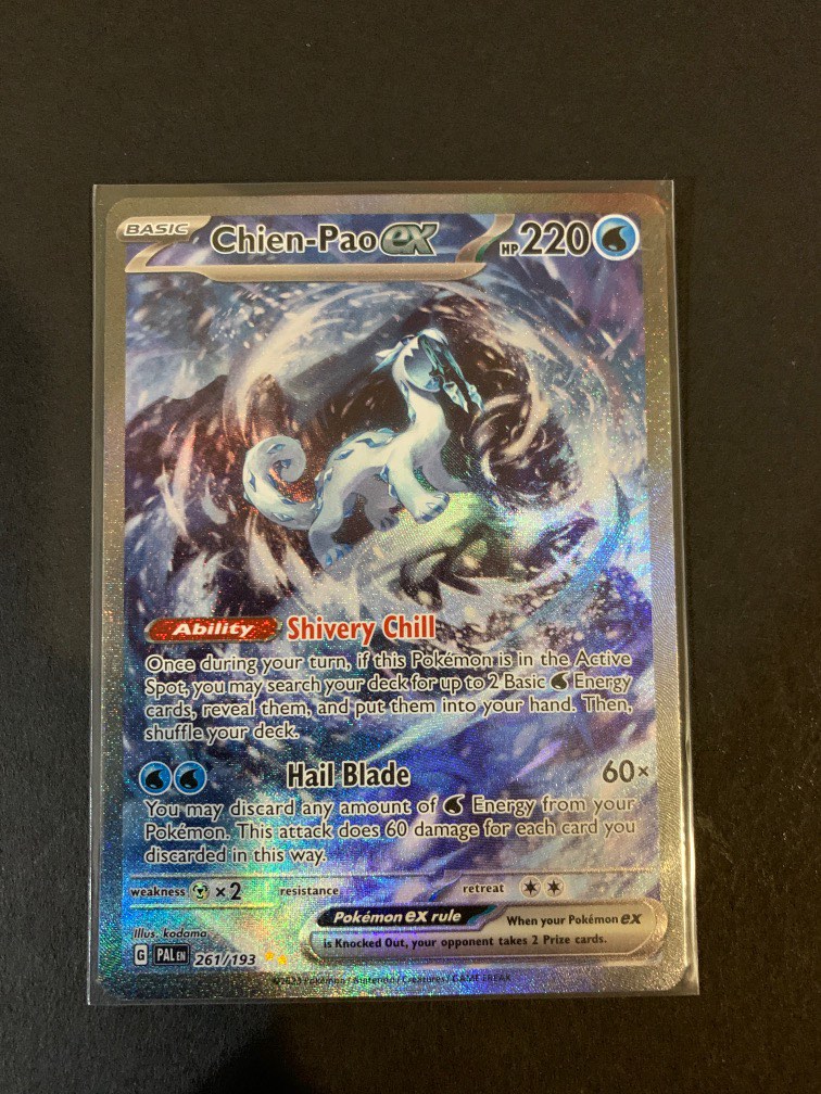 Chien Pao ex full art SIR, Hobbies & Toys, Toys & Games on Carousell