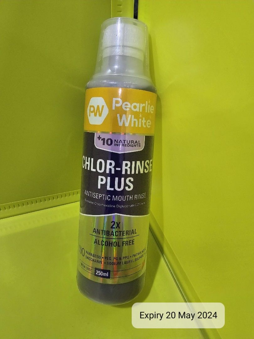 Chlor-Rinse Plus Antiseptic Mouth Rinse 250ml, Beauty & Personal Care ...