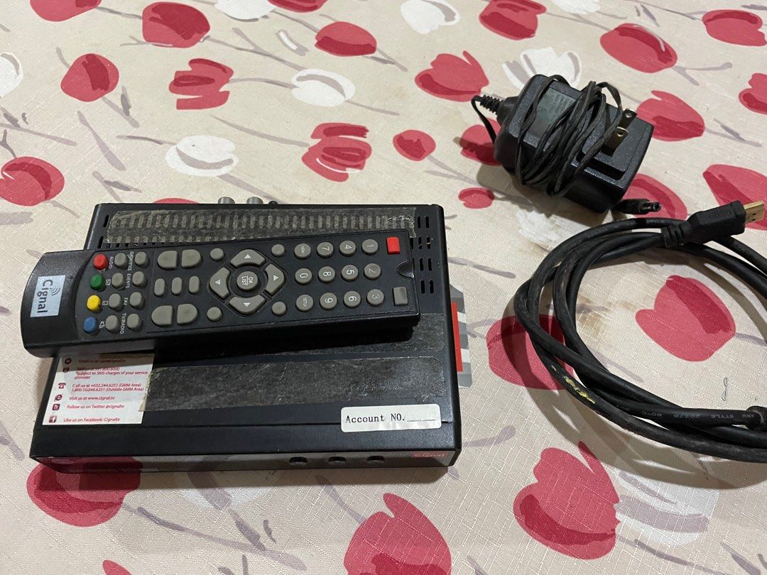 Cignal tv box with remote, TV & Home Appliances, TV & Entertainment, TV ...