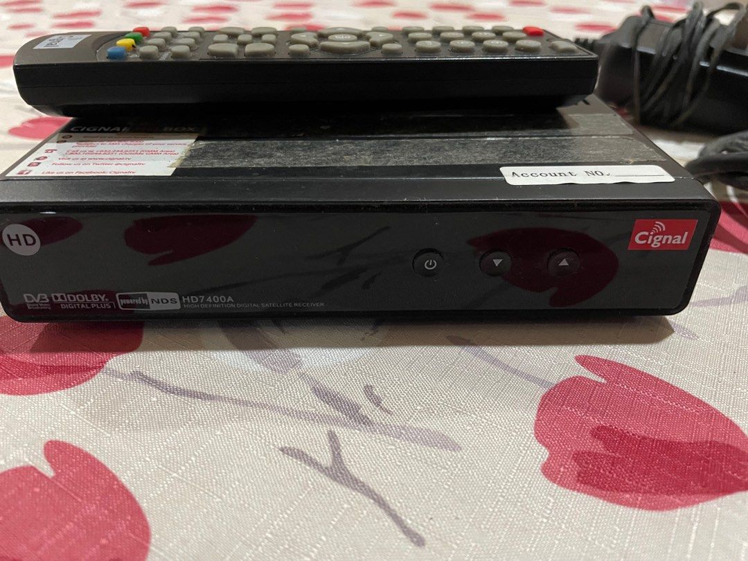 Cignal tv box with remote, TV & Home Appliances, TV & Entertainment, TV ...