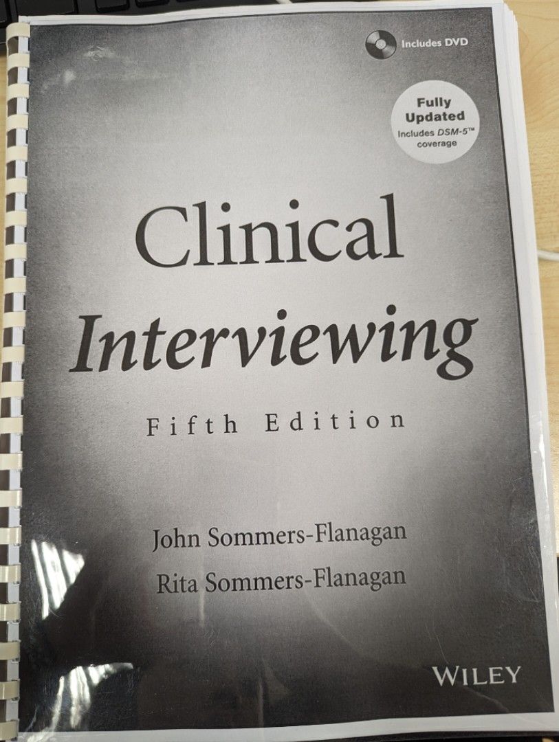 Clinical Interviewing Textbook, Hobbies & Toys, Books & Magazines ...