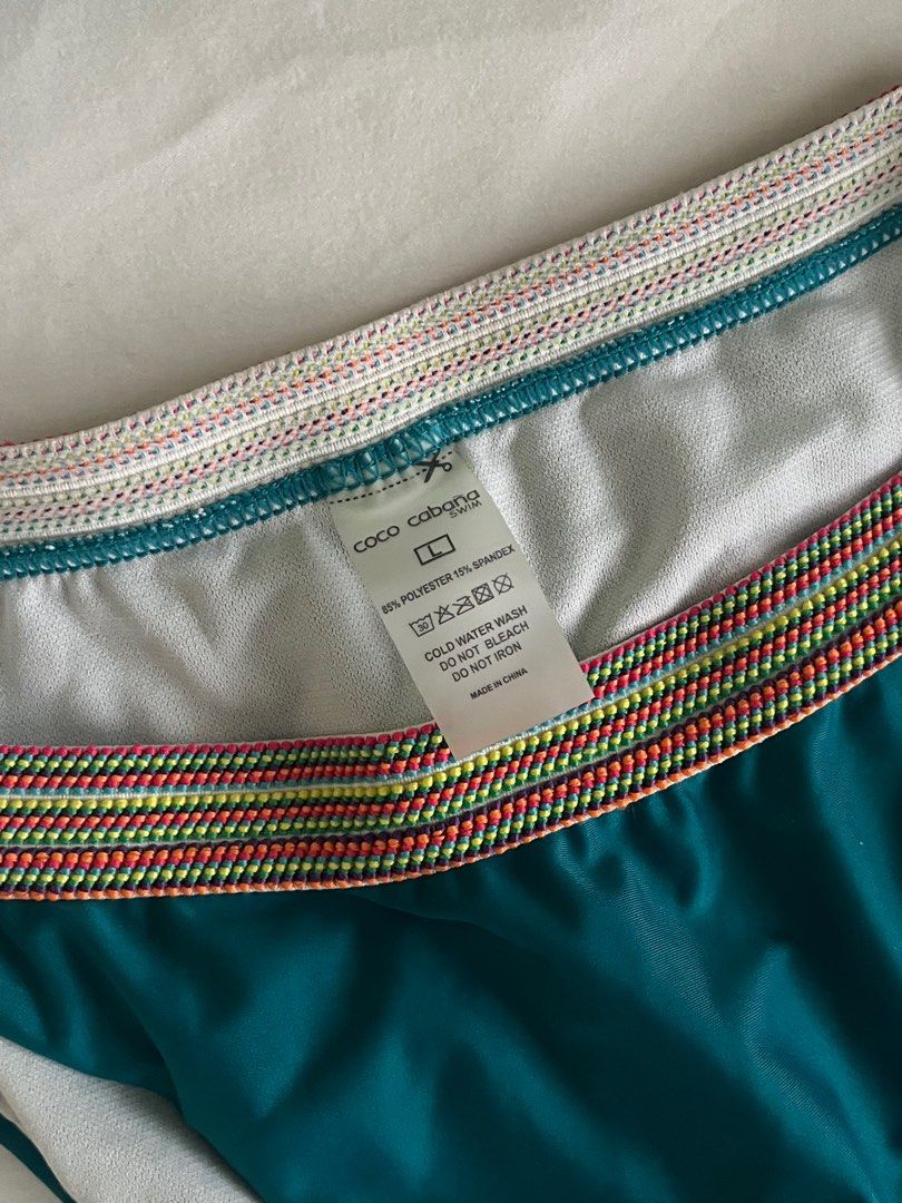 COCO CABAÑA SWIM TEAL BIKINI SET on Carousell