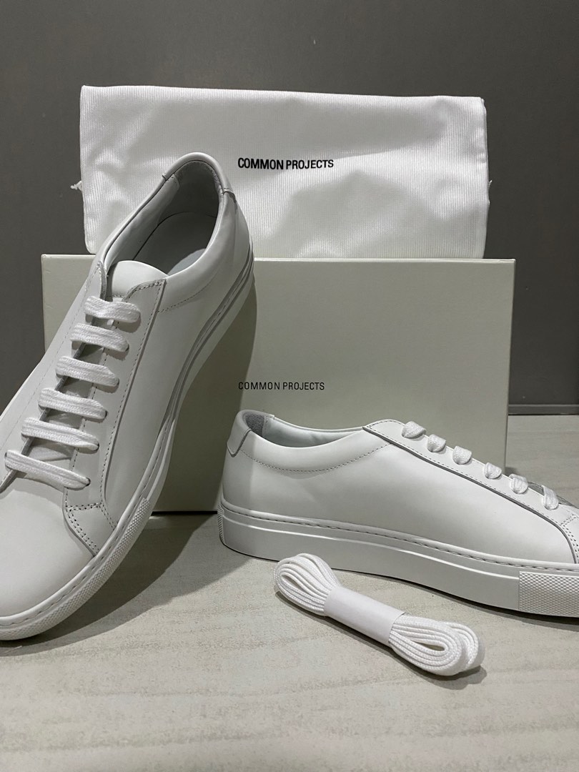 Common Project Achilles Low White, Men's Fashion, Footwear, Casual ...