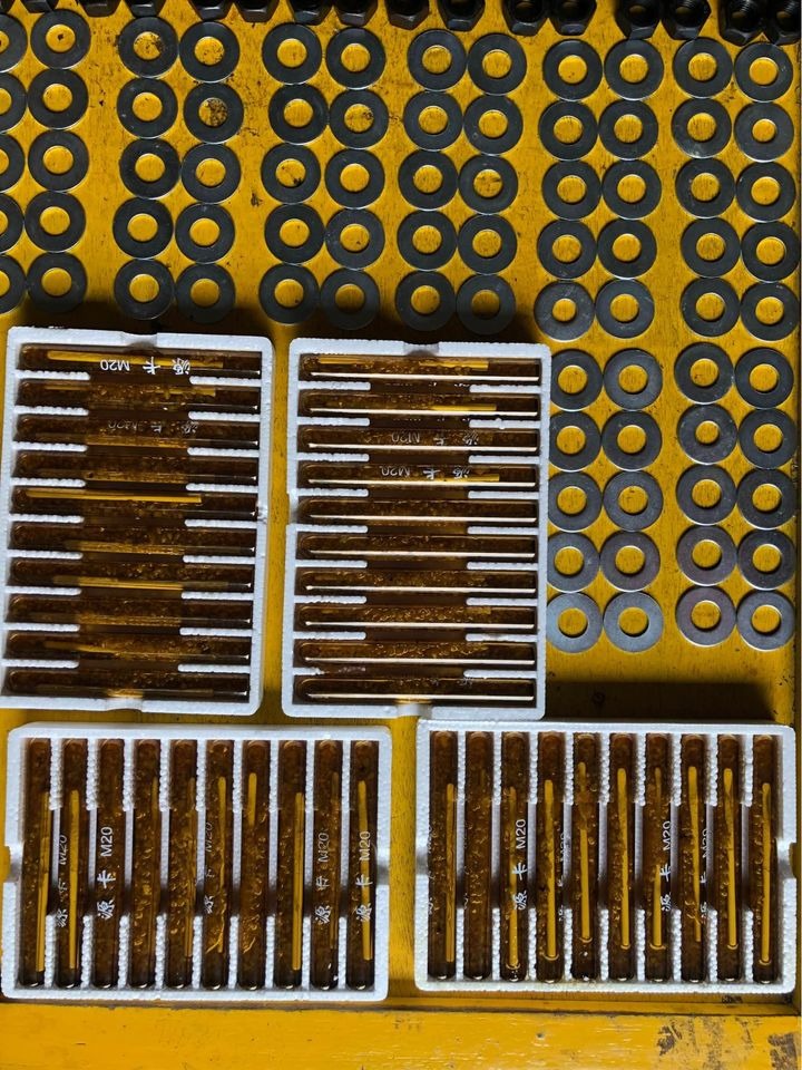 Complete Set Chemical Anchor Bolt Epoxy Adhesive M10, M12, M16, M20 ...