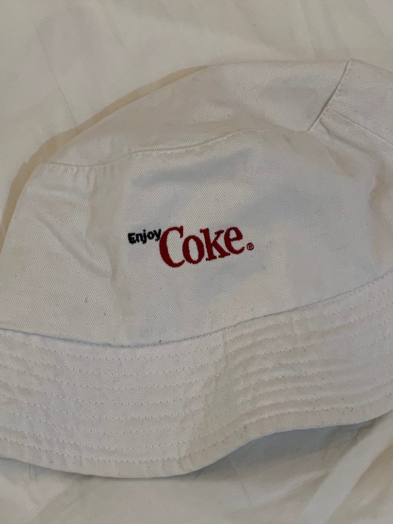 Cotton On x Coca-Cola Bucket Hat in White, Women's Fashion, Watches ...