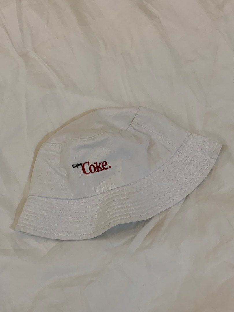 Cotton On x Coca-Cola Bucket Hat in White, Women's Fashion, Watches ...