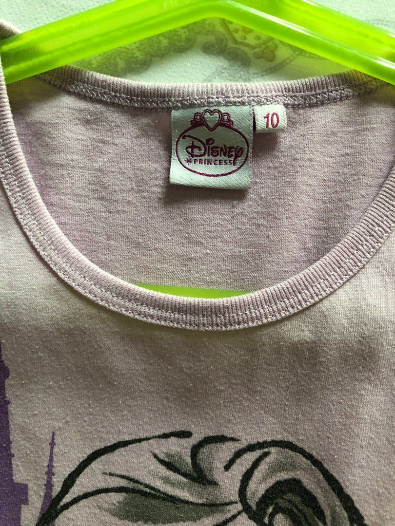 Disney Princess Rapunzel Light Purple Tee Top 10, Babies & Kids, Babies ...